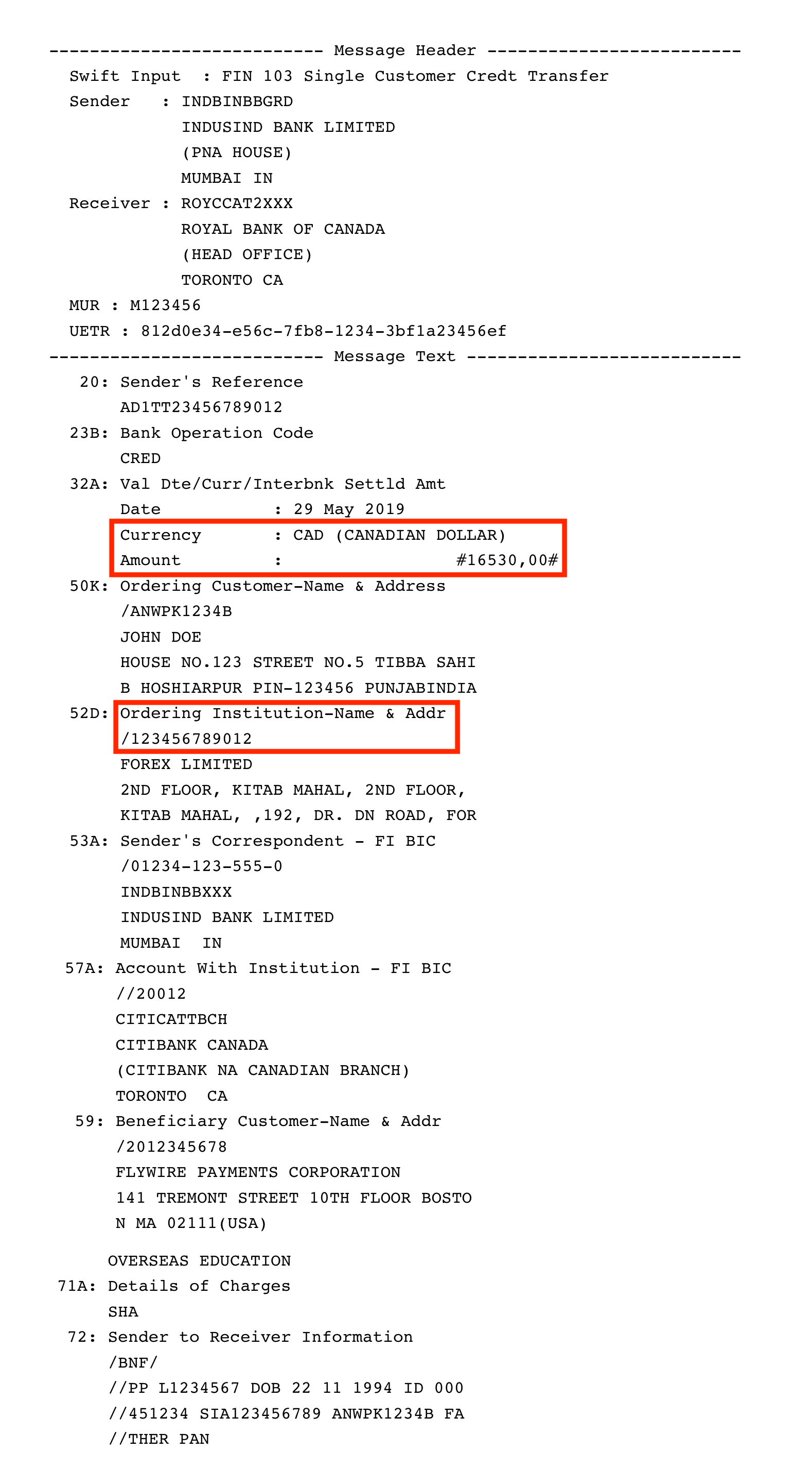 Bagaimana bentuk "bukti transaksi awal"? – Flywire